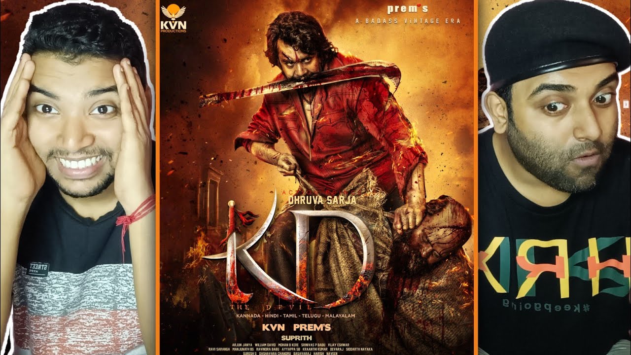 KD - The Devil | Title Teaser Reaction | Hindi Movie | Prem's| Dhruva ...