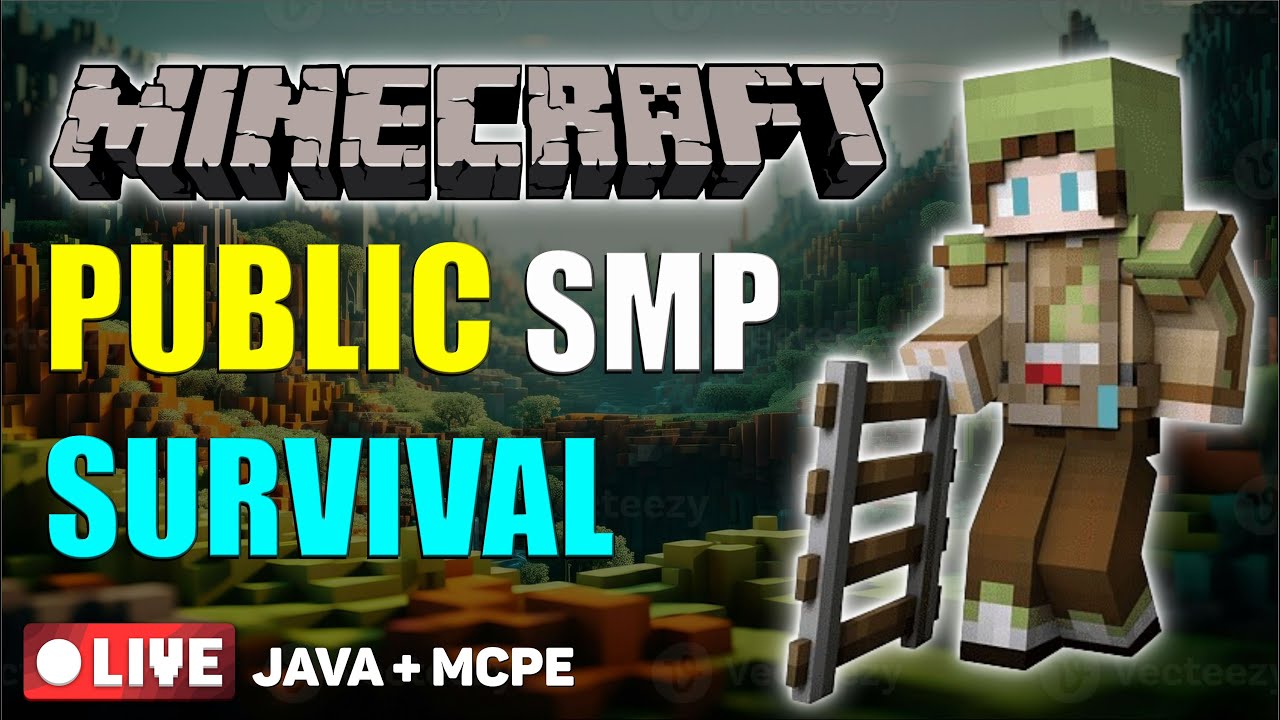 Minecraft Public Survial SMP JAVA+PE - YouTube