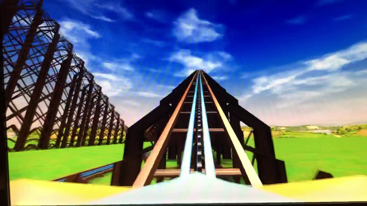 RCT3 Wooden Wild Mouse 16 POV Park War 3 - YouTube