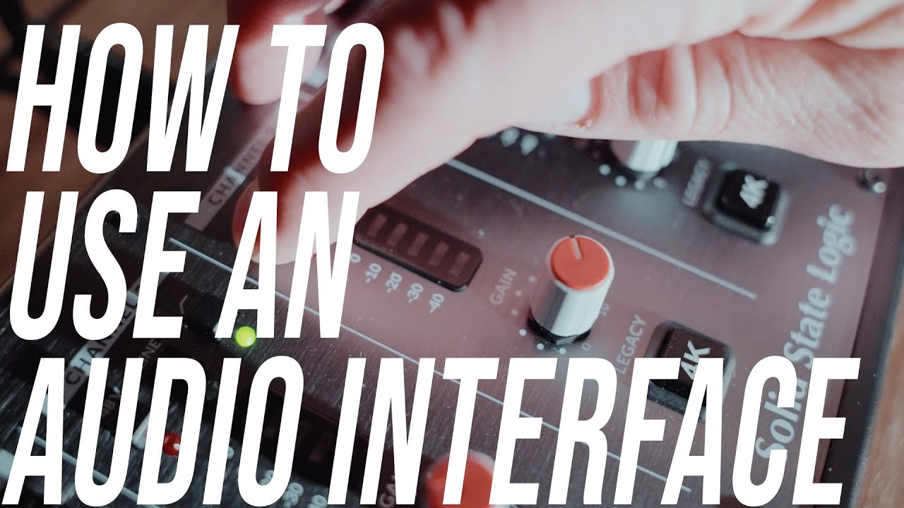 How to use an Audio Interface in Your Home Studio featuring the SSL 12 ...