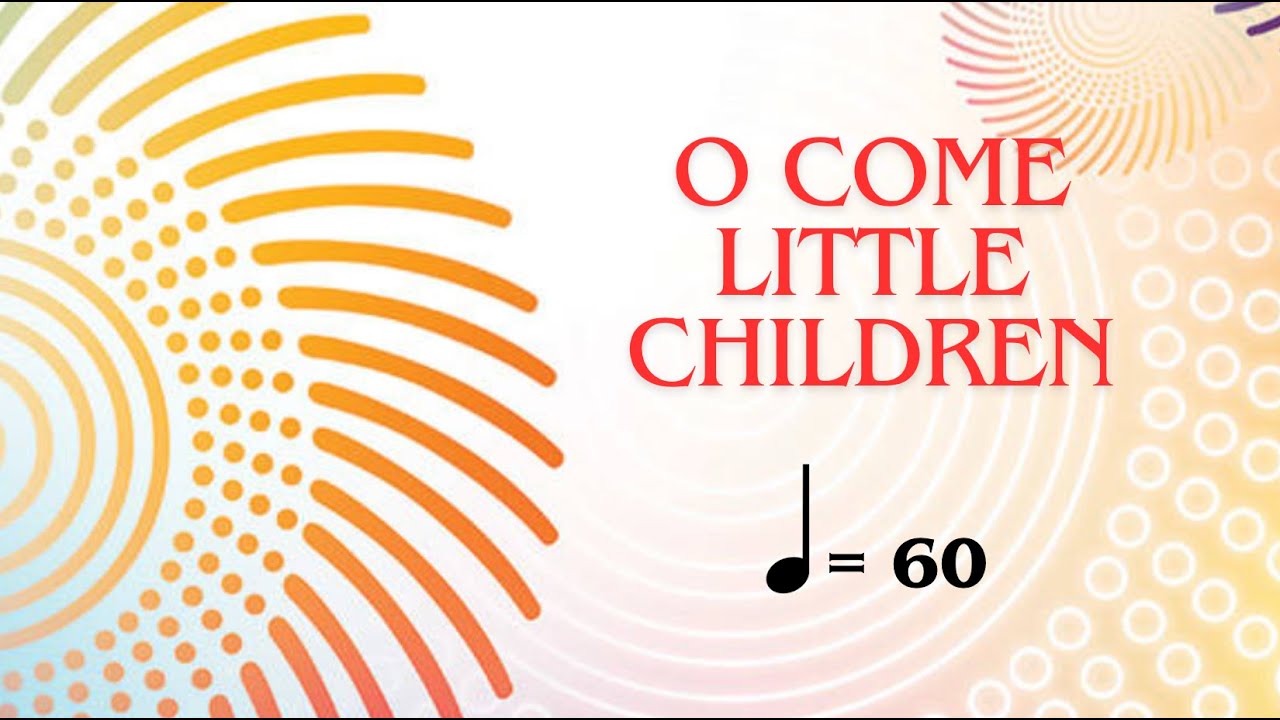 Violin Suzuki 1 - O Come Little Children I 60 BPM I Play Along I With ...