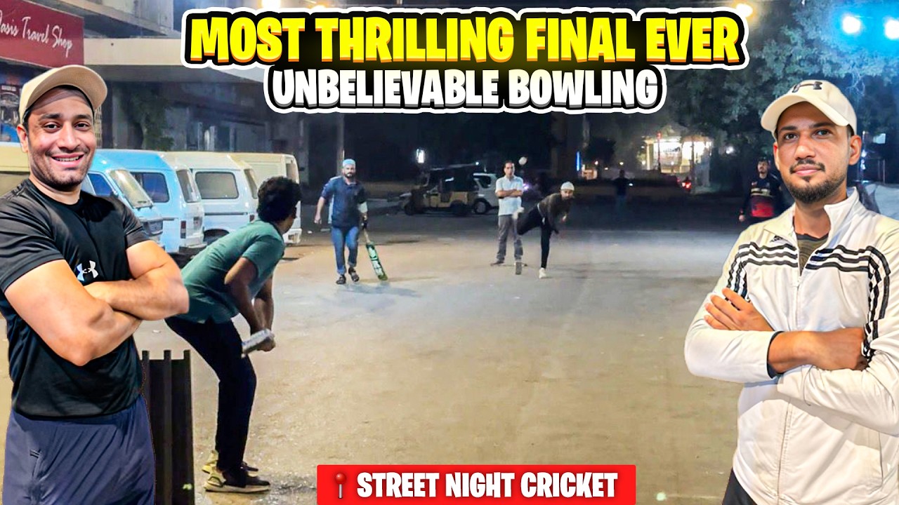 Dramatic Last Ball Grand Final Thriller | Street Night Cricket - YouTube