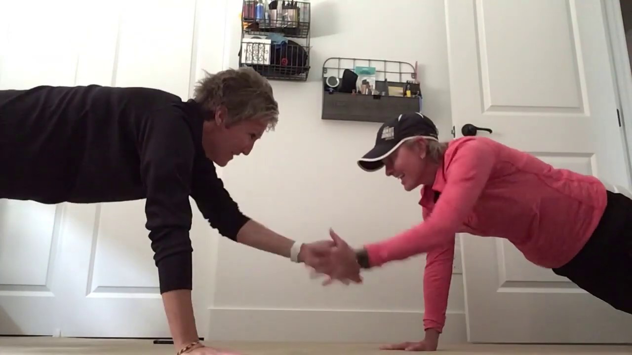 Partner Plank High 5 Challenge - YouTube