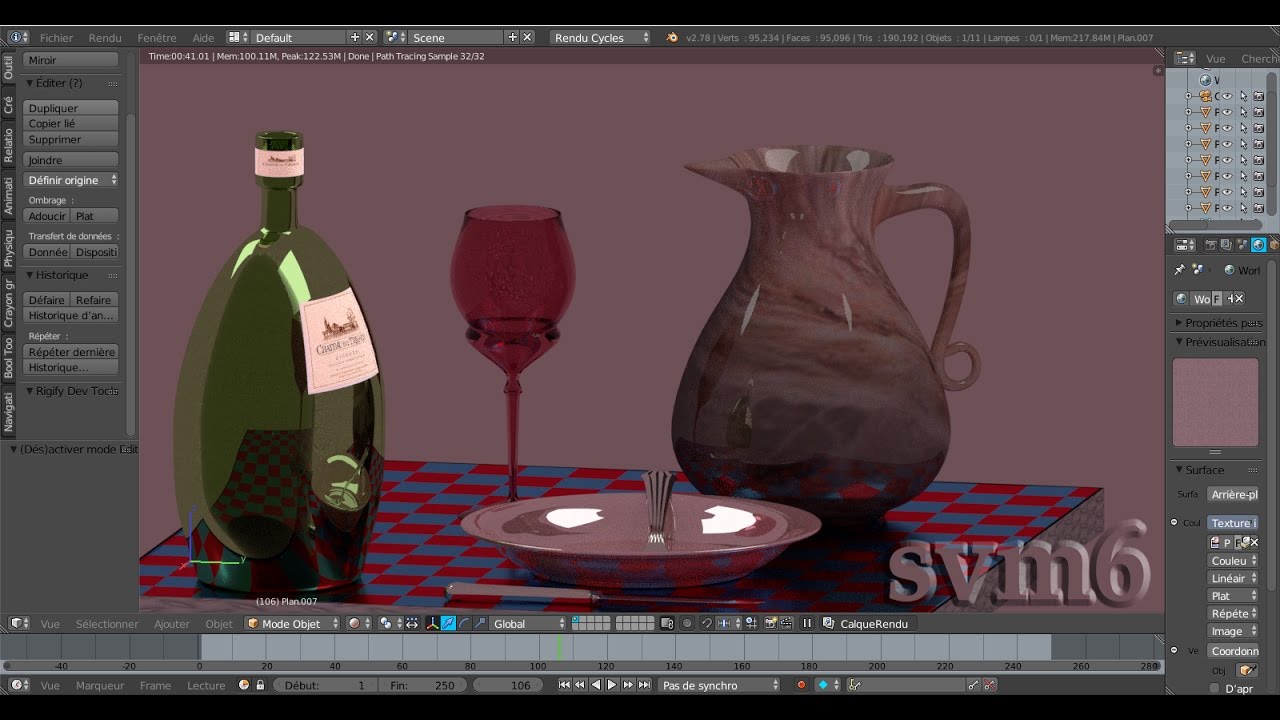 Blender 3D modélisation Simple d'Objets Divers Suite Tutoriel n°2 Un ...