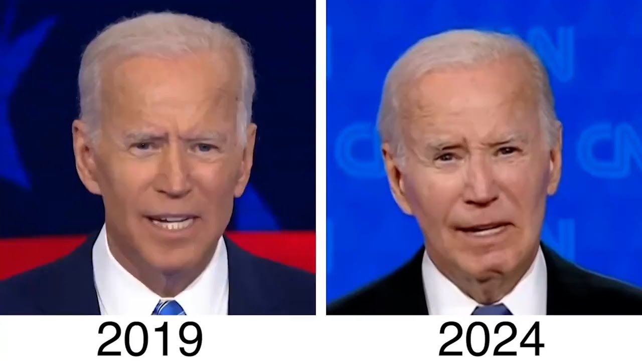 BIDEN THEN VS. BIDEN NOW - How much has he deteriorated? WATCH and ...