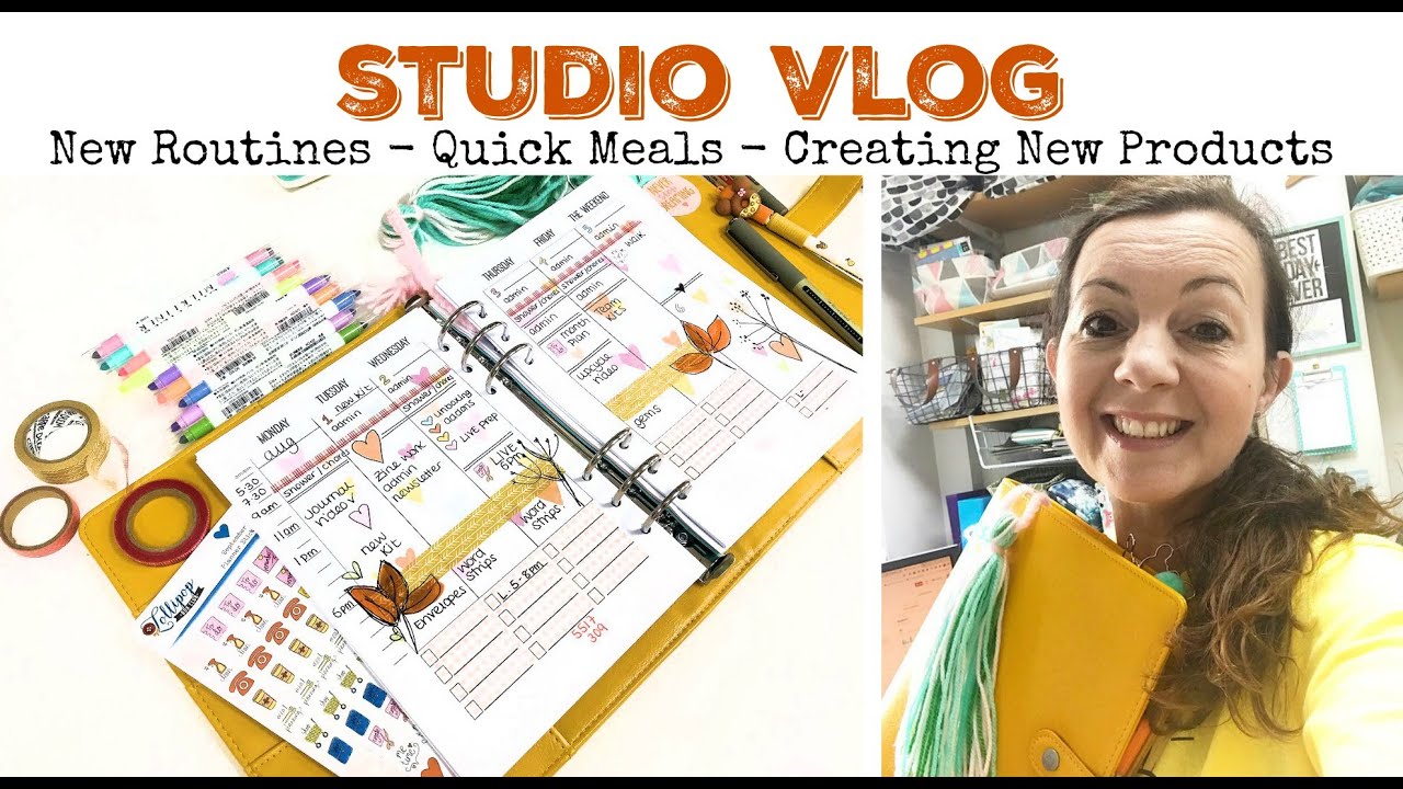 STUDIO VLOG | New Routines & Creating New Products | This Weeks Plans ...
