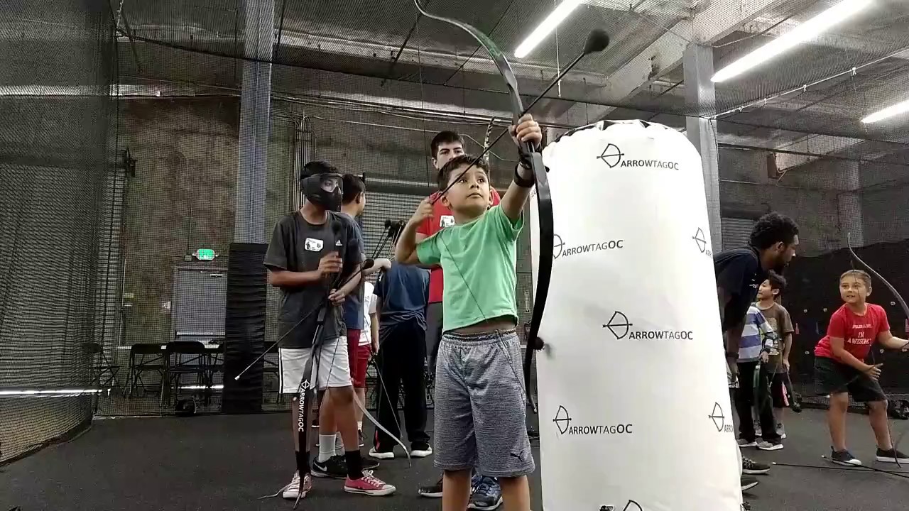 Arrow Tag OC Archery Summer Camp - YouTube