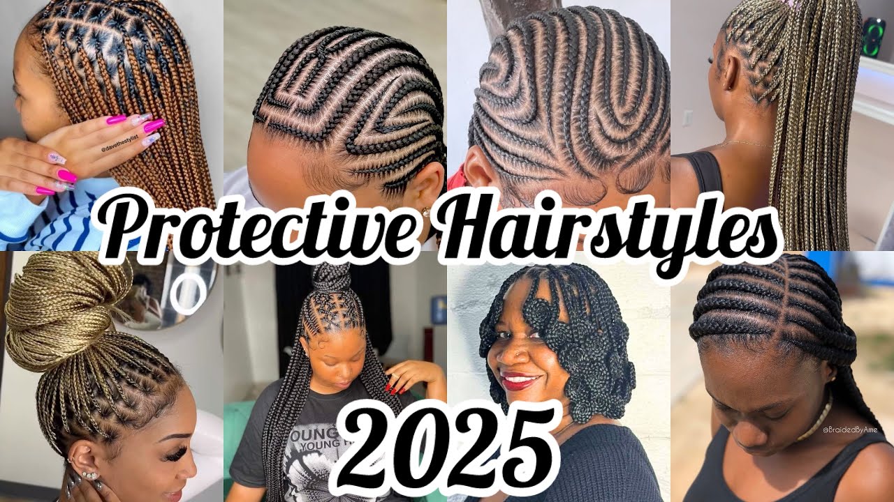 ‼️2025 Best Protective Braids Hairstyles 😍Must Try‼️ - YouTube