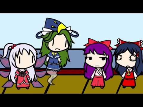 Mima and Shinki meet Future Reimu Hakurei - (Touhou Walfas) - YouTube
