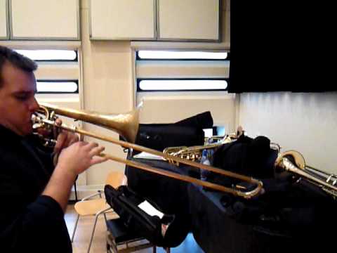How to play high notes on trombone... - YouTube