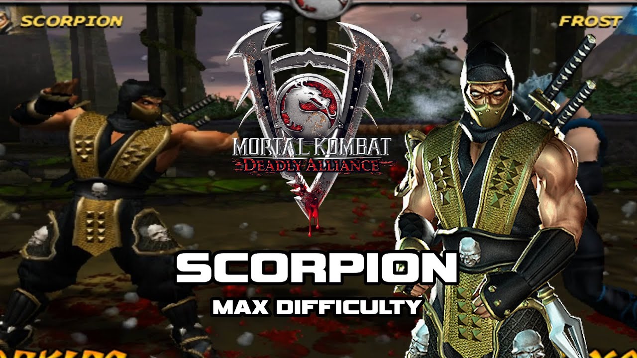 Mortal Kombat Deadly Alliance (PS2): Scorpion on Max Difficulty - YouTube