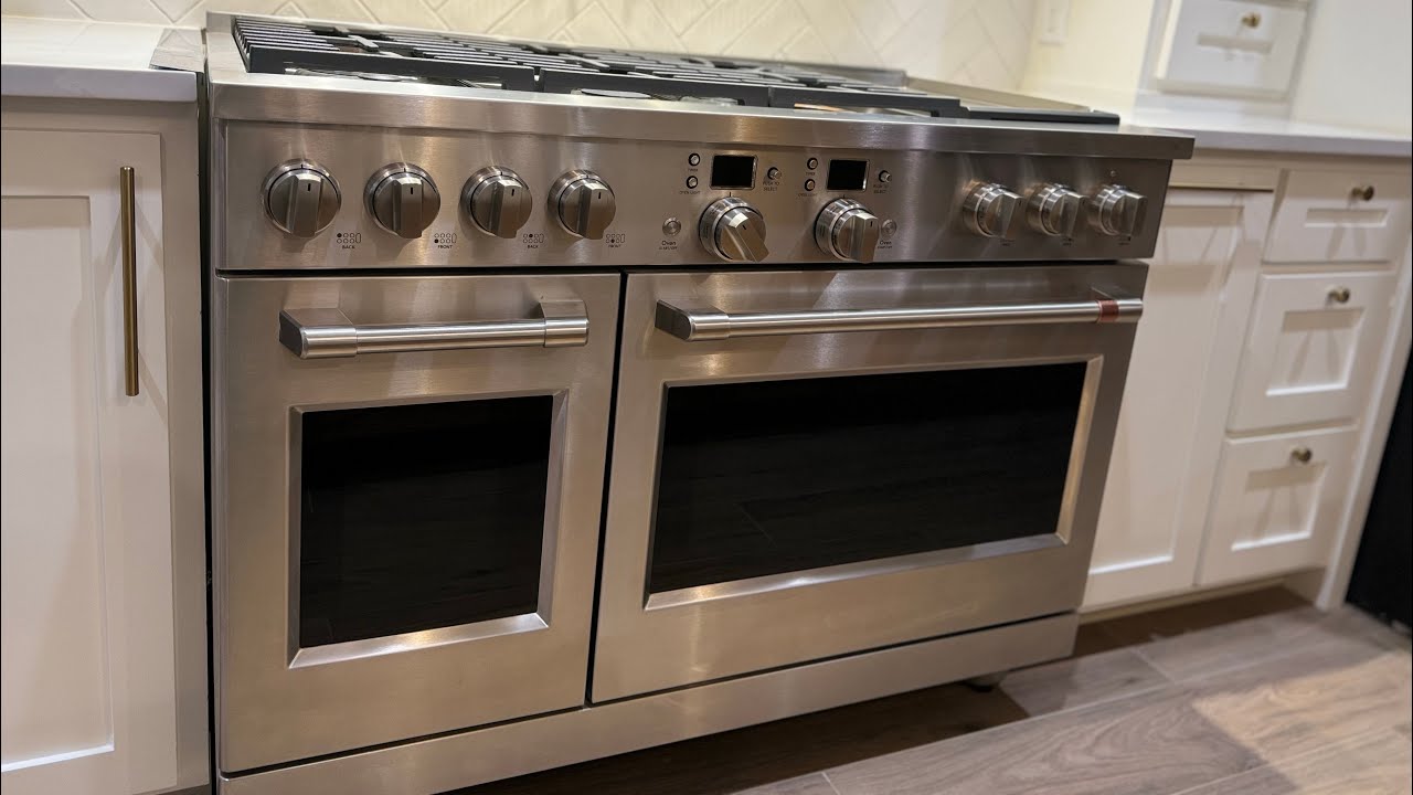How to operate the 48” GE CAFE RANGE - YouTube