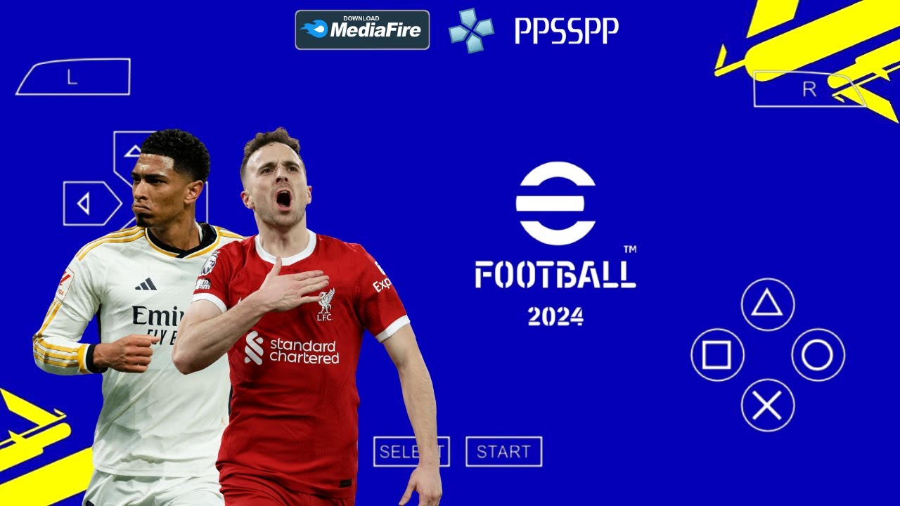 eFootball PES 2024 PPSSPP English Version New Update Transfer & Kits ...