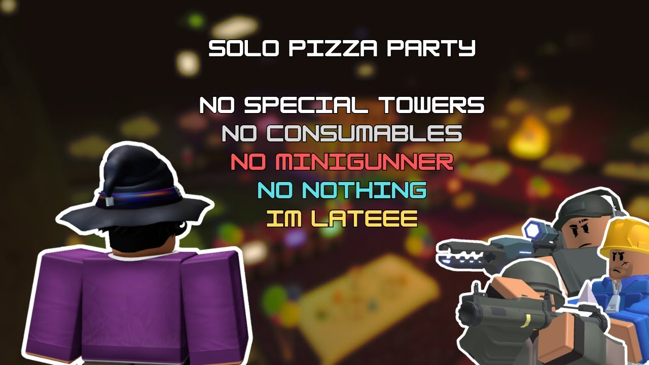[TDS] SOLO Pizza Party NST (Without Minigunner) - YouTube