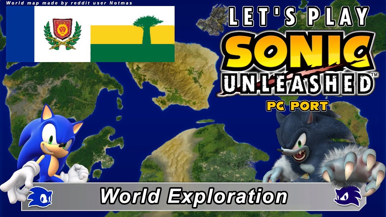 Sonic Unleashed (PC) - Spagonia Night, Mazuri Day, Mazuri Entrance ...