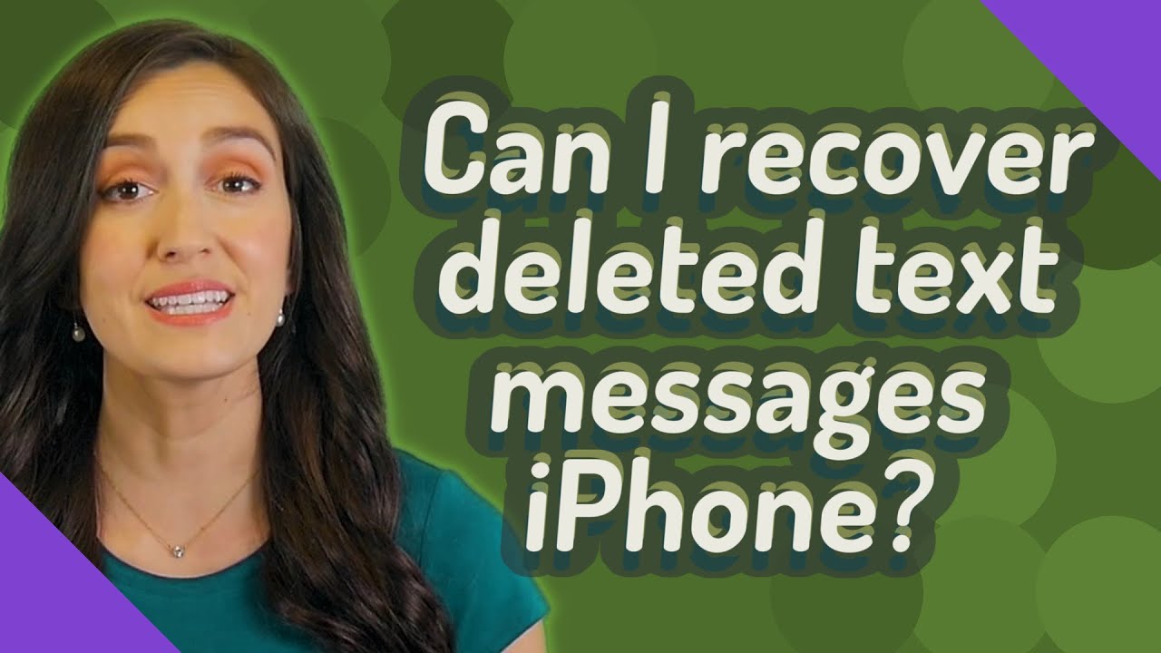 Can I Recover Deleted Text Messages IPhone YouTube Can I Recover Deleted Text Messages IPhone YouTube