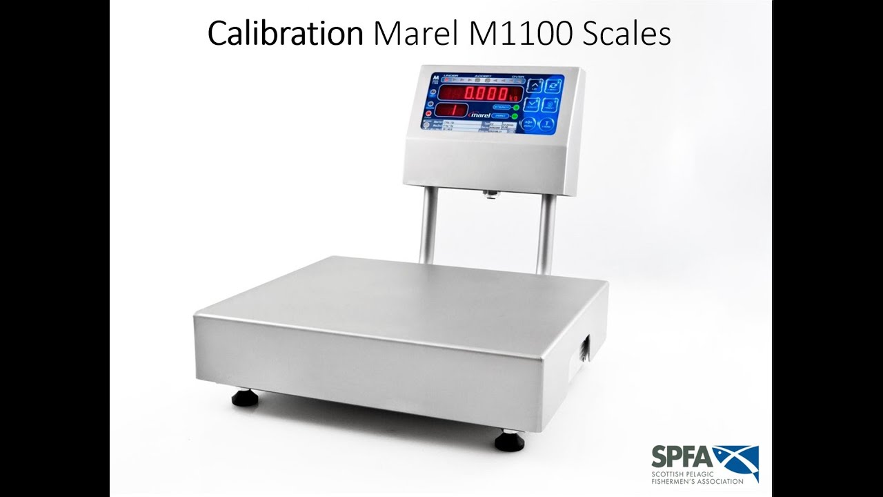 No3 Scales calibration Marel M1100 - YouTube