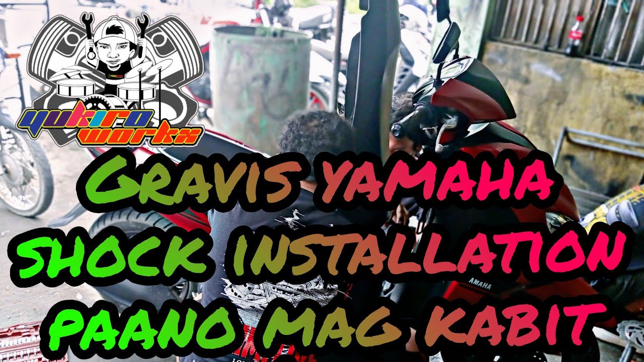gravis yamaha rear shock installation - YouTube