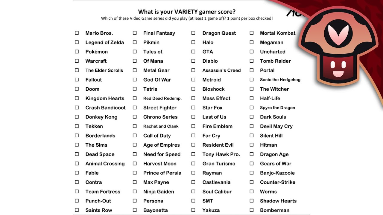 [Pre-Stream] Vinny's Variety Gamer Score - YouTube
