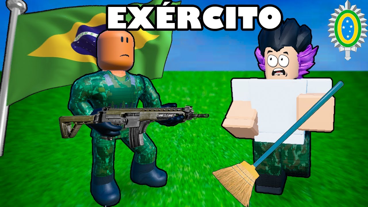 QUISERAM ME ABATER NO RECRUTAMENTO DO EXERCITO BRASILEIRO DO ROBLOX EB ...