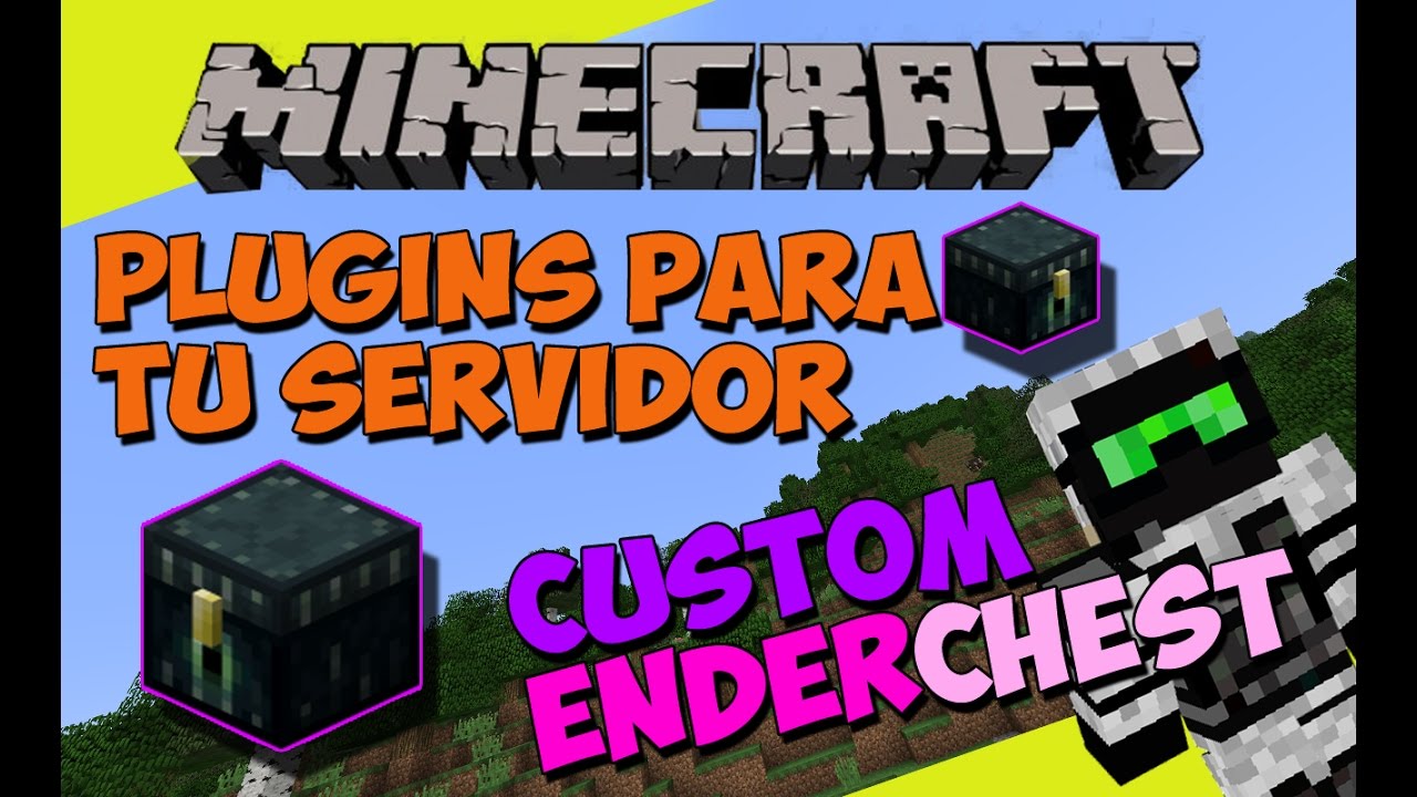 PLUGINS para tu SERVIDOR de Minecraft - CUSTOM ENDERCHEST (Cofre de Ender Personalizado) - YouTube
