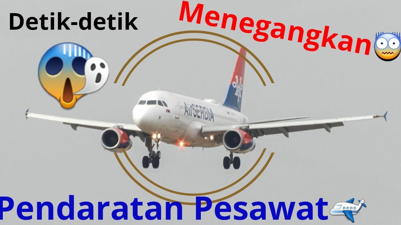 Landing pesawat yang paling menegangkan😱 - YouTube