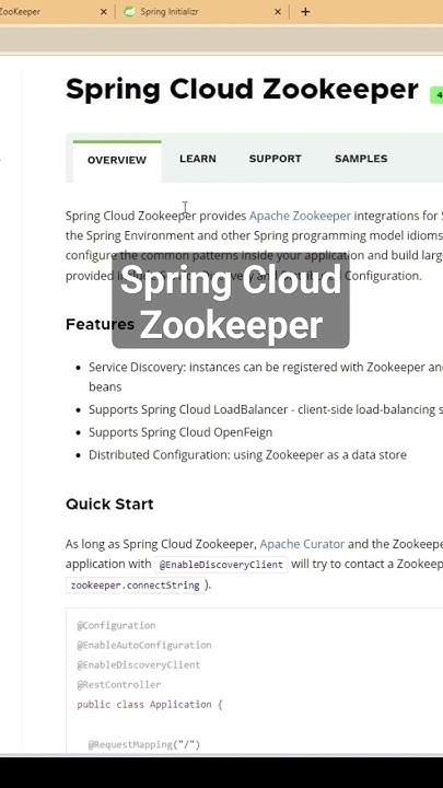 Introducing Spring Cloud Zookeeper #javadevelopment #microservices #programming #springboot ...