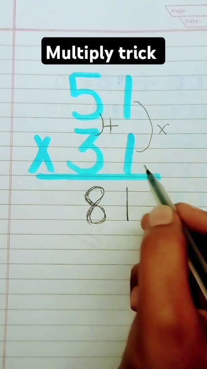 Multiply trick || ManviRai || #studywithme #maths #studytricks #mathstricks #ytshorts - YouTube