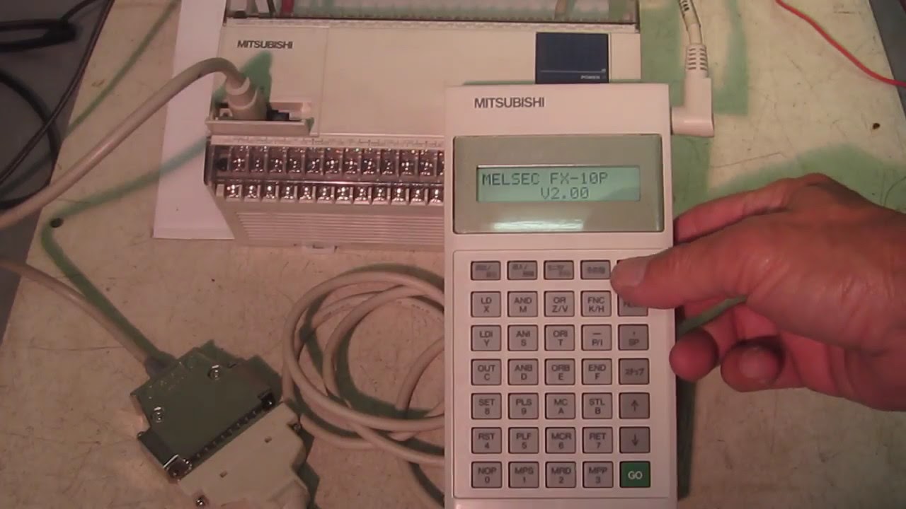 Mitsubishi Electric FX-10P Sequencer (MELSEC-F) Handy programming panel ...