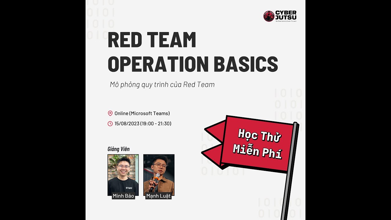 Khóa học Red Team Operation - Pentest nâng cao - YouTube