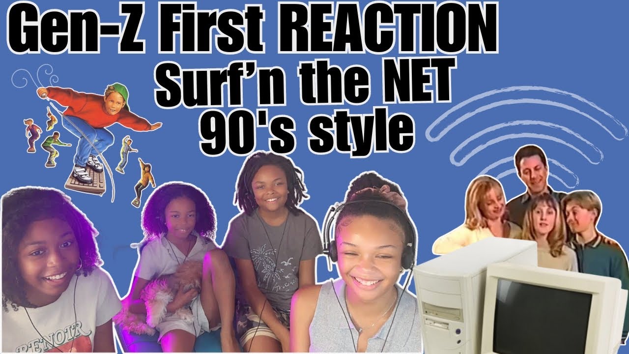 Gen Z Reacts | Internet in the 90's | First Time Reaction! - YouTube