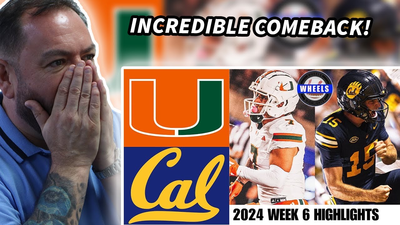 BRITS React to #8 Miami vs California (AMAZING!) | Full Game Highlights ...