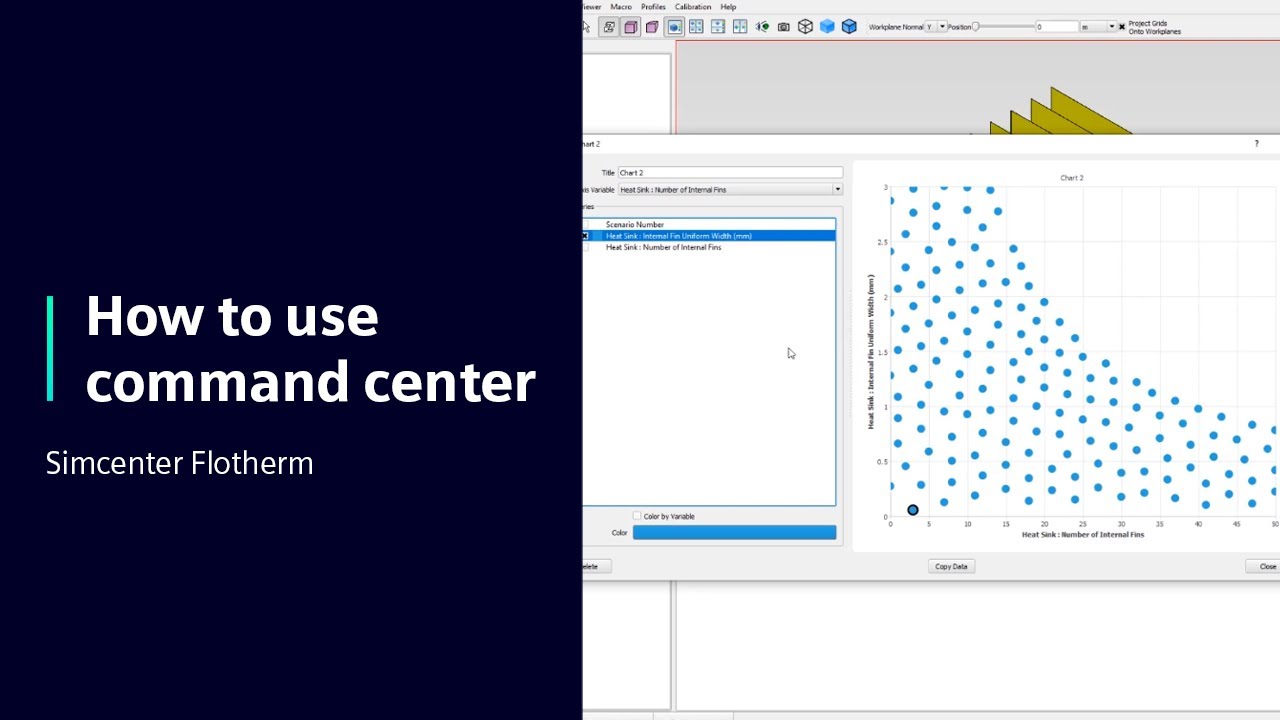 HOW TO Use command center in Simcenter Flotherm | Tutorial # ...