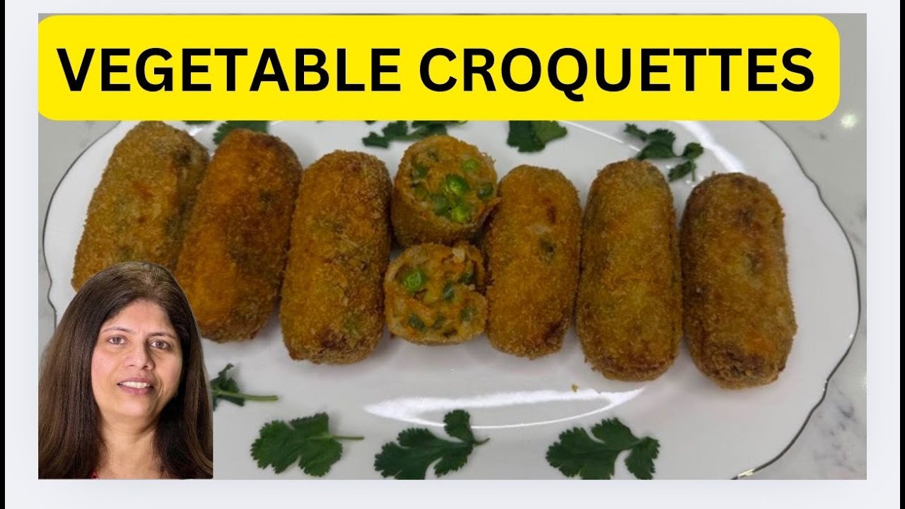 Vegetable Croquettes / Vegetable Cutlets / Croquettes - YouTube