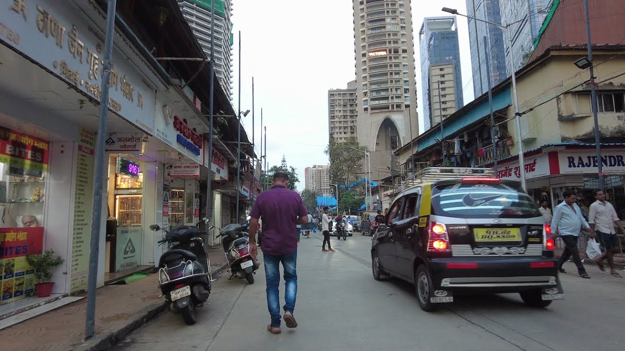 4K Walking around Worli Naka | Mumbai, India - YouTube