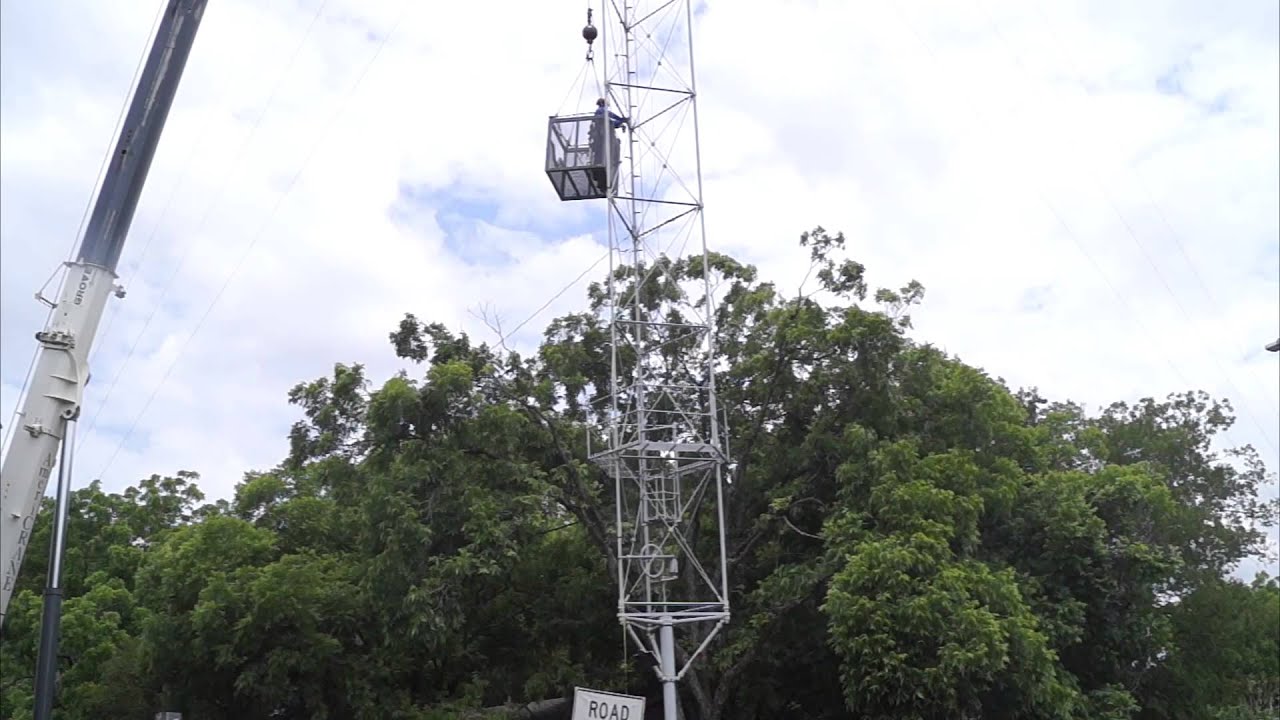Enertech helps Austin preserve historic moonlight towers - YouTube
