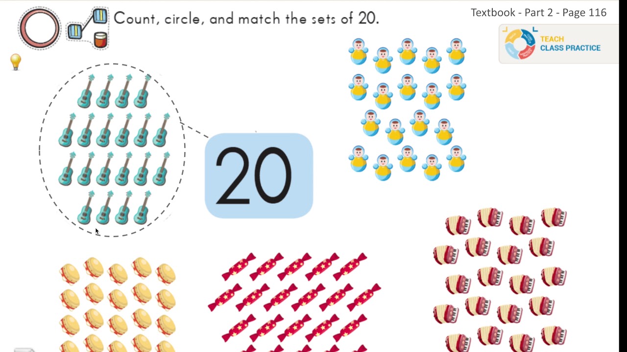 KG2 math Term 3 Week 5 lesson 3 no 20 - YouTube