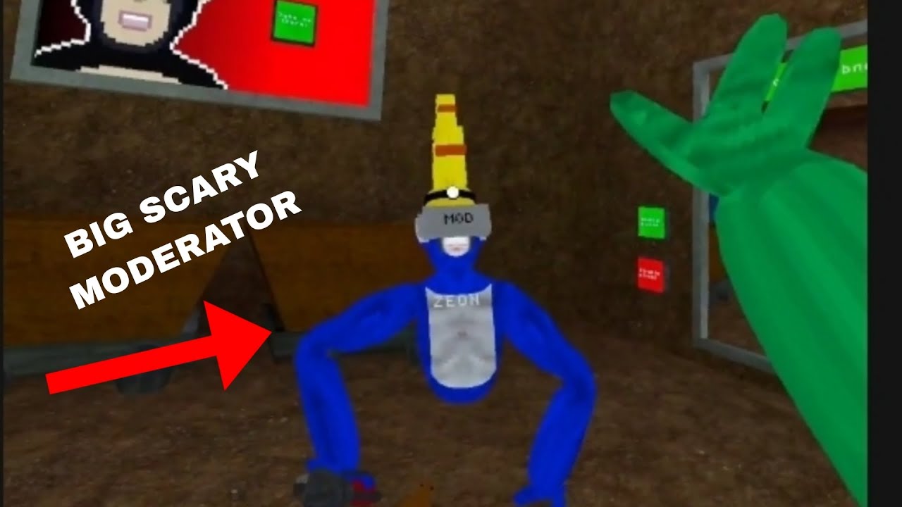 I MET A BIG SCARY MOD - YouTube