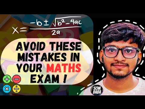 🚨Avoid These Mistakes In Your Maths Exam🚨 || #maths - YouTube