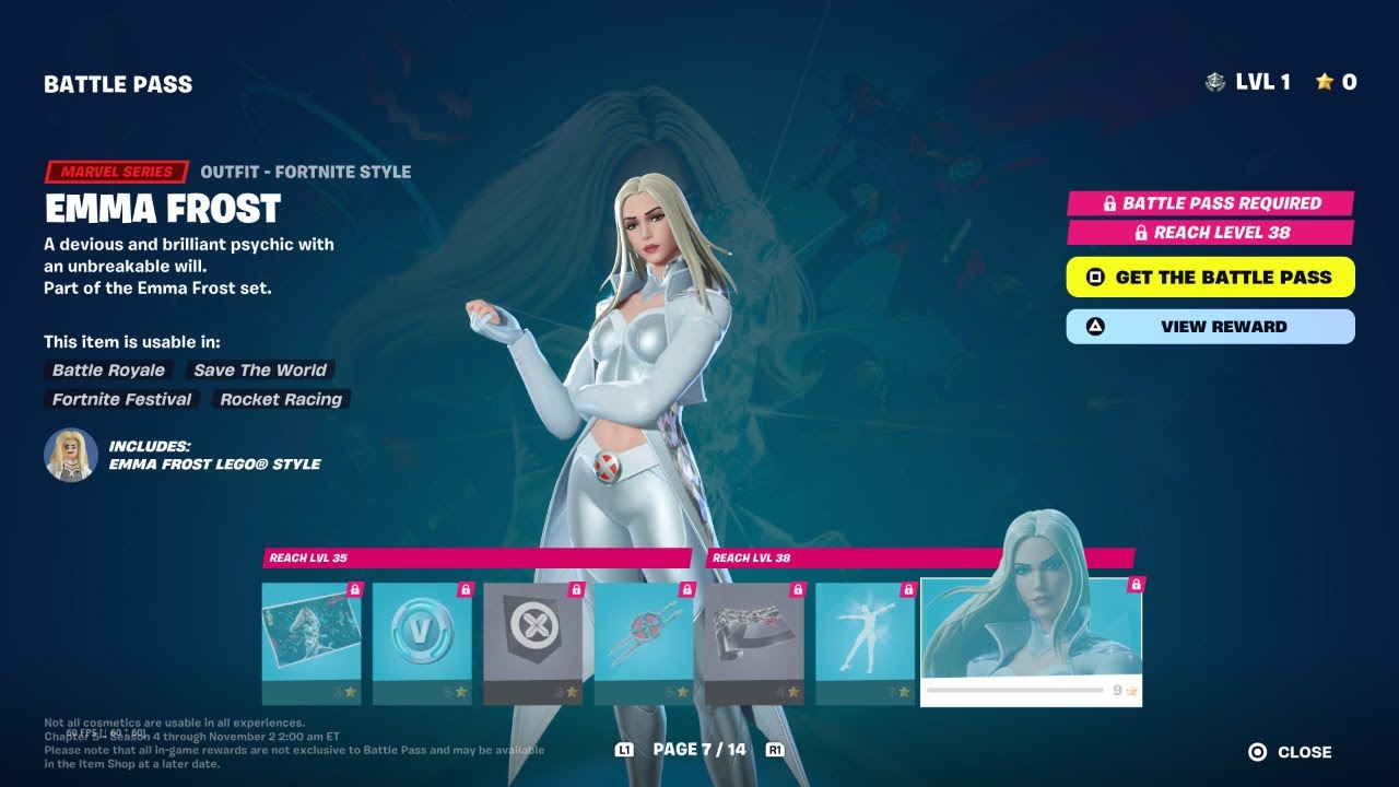 New: Epic Showcase of Fortnite Chapter 5 Season 4 Battle Pass! MARVEL ...