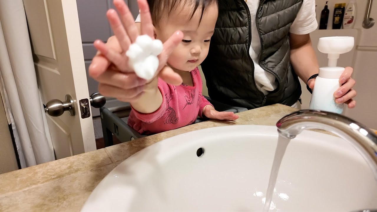 My Daughter Loves Washing Hands with: MyKirei by KAO Paw Print Foam ...