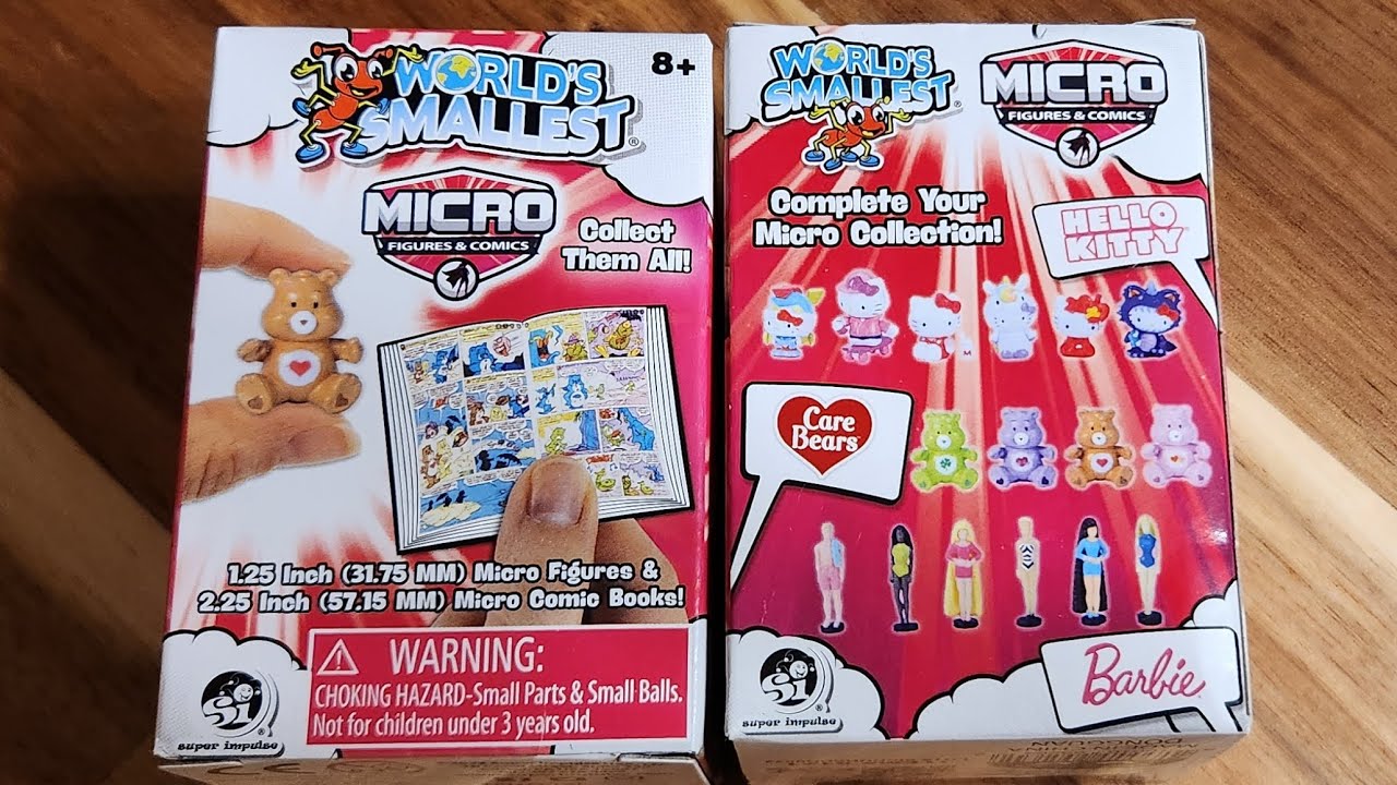 Unboxing Worlds Smallest Micro Figures & Comics! - YouTube
