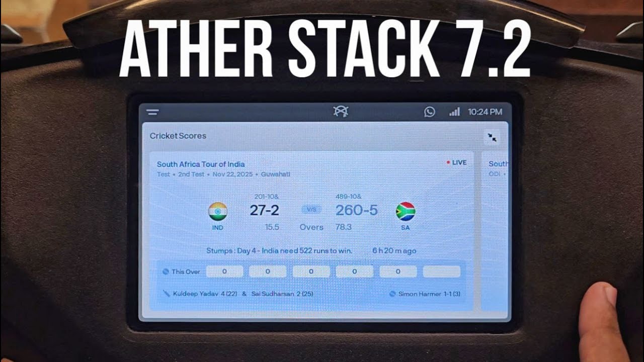 Atherstack 7.2 | Cricket Score + New Bluetooth Pairing🔥#ather # ...