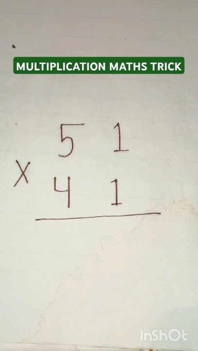 Multiplication Maths Trick #shortsfeed #mathstricks #shorts #maths #ytshorts #khansir - YouTube