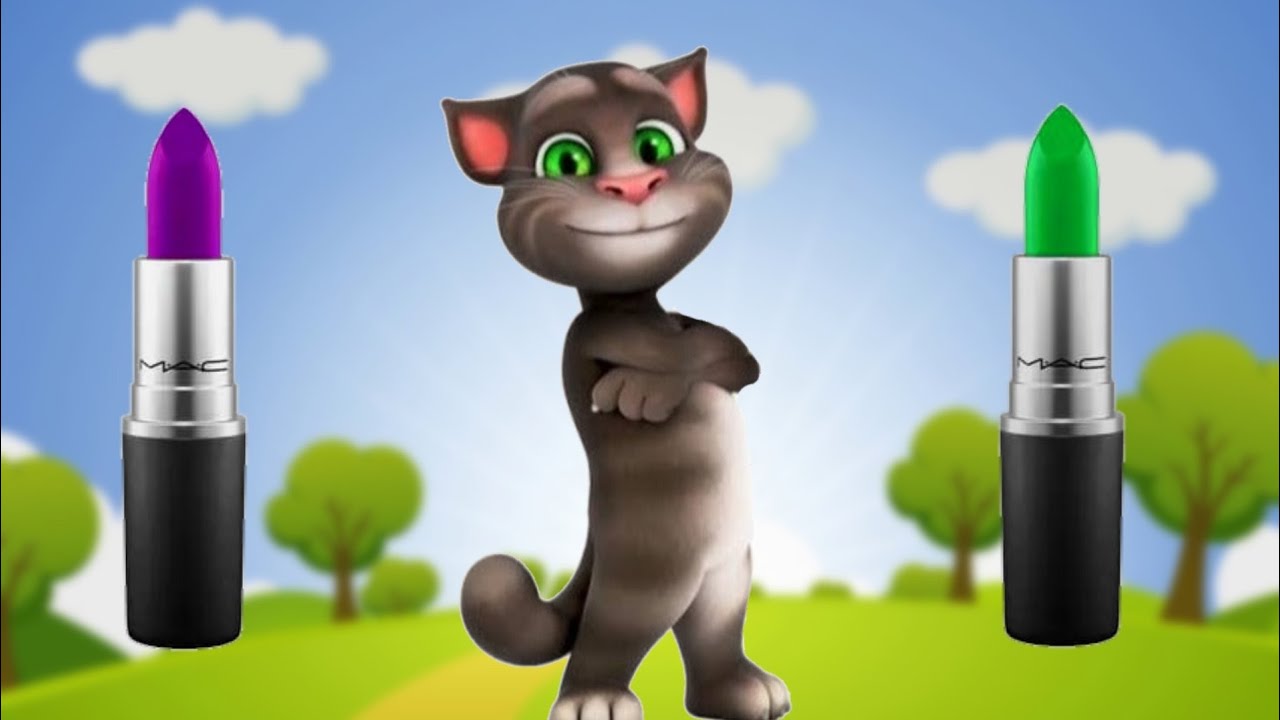 Cat Billu Color Lipstick Funny Video | billu funny video | my tom cat ...