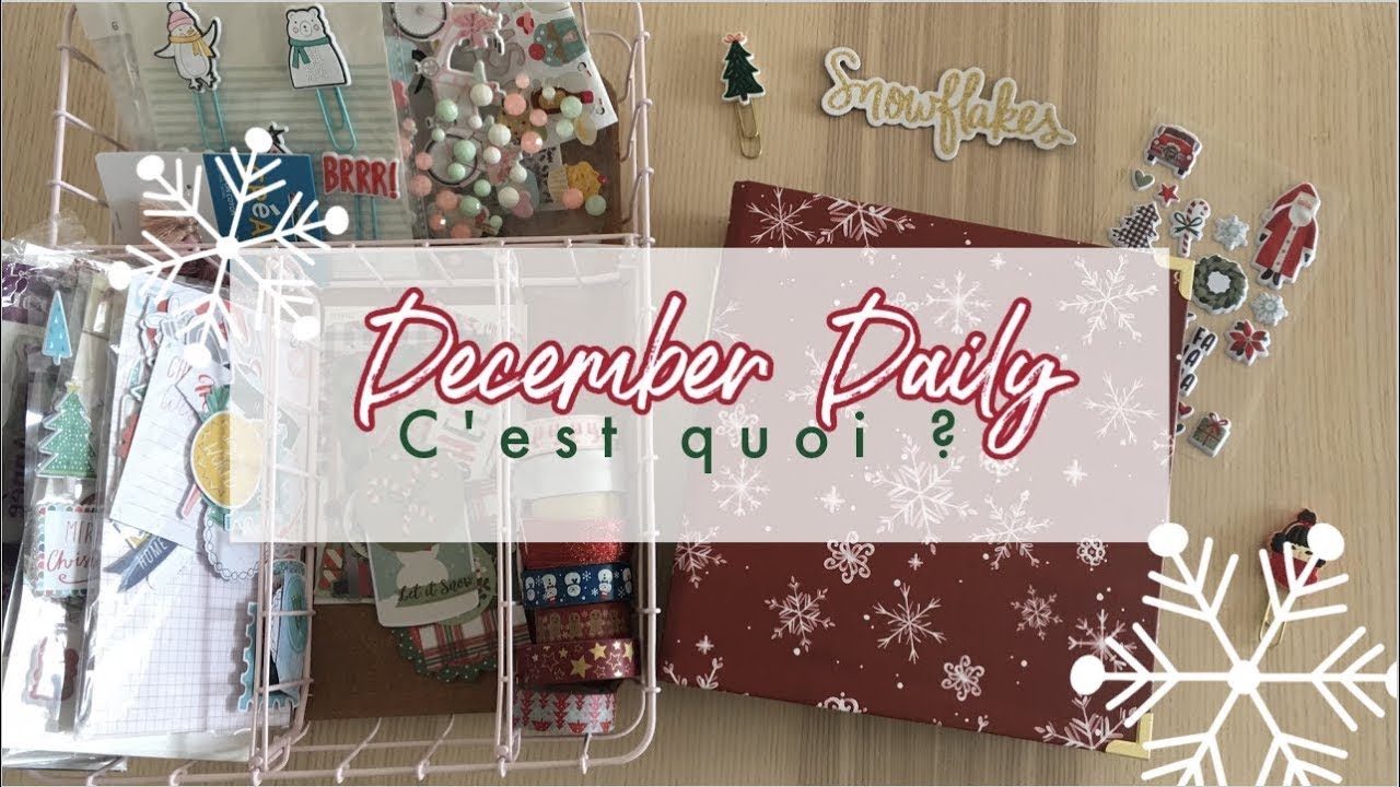 Album de Noël DIY🎁 C'est quoi le December Daily ?! - YouTube