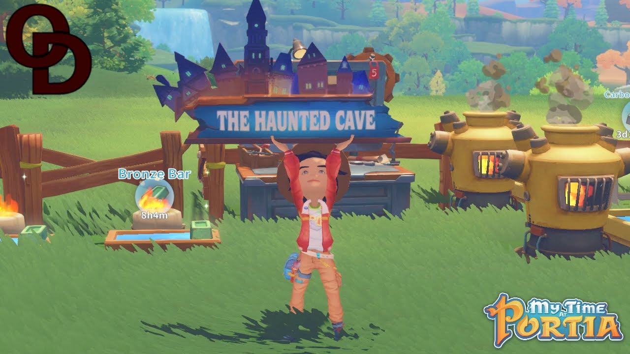 Haunted Cave sign and Civil Furnace - My Time at Portia - E8 - YouTube