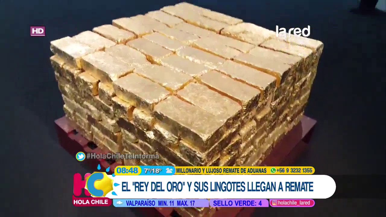 El "Rey del Oro" y sus lingotes llegan a remate - YouTube