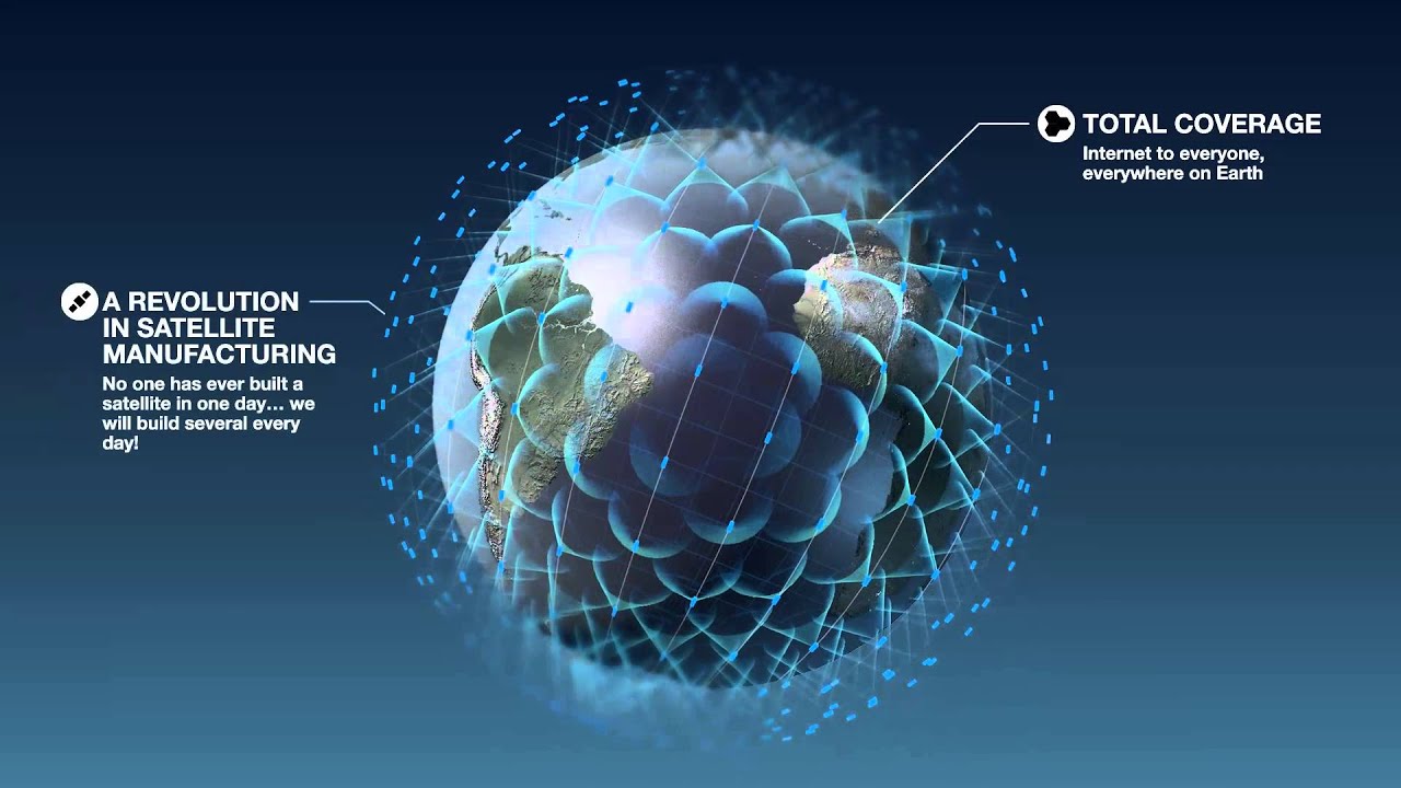 Airbus Tapped To Build OneWeb's 900-satellite Constellation - YouTube