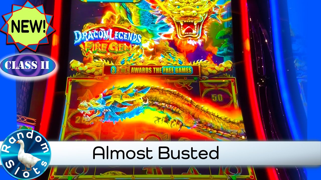 New⭐️Dragon Legends Fire Gem Class II Slot Machine Bonus - YouTube